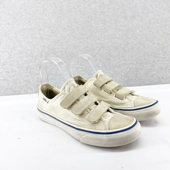 Vans | Shoes | Vans 3 Strap Slip On Casual Shoes Ivory White Men 5 ...